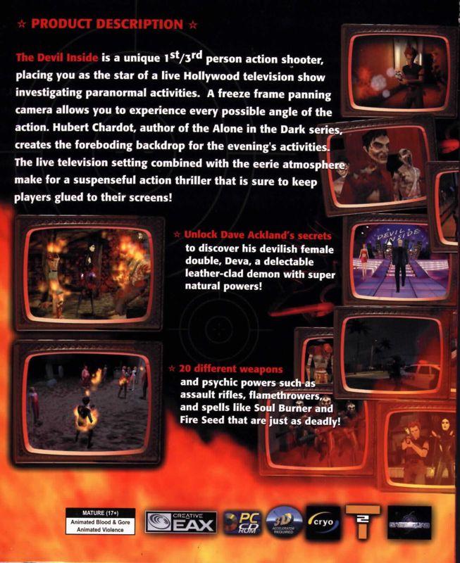 The Devil Inside Prices PC Games | Compare Loose, CIB & New Prices