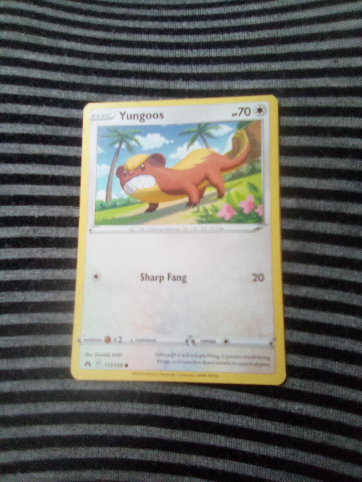 Yungoos | Ungraded | Pokemon Crown Zenith