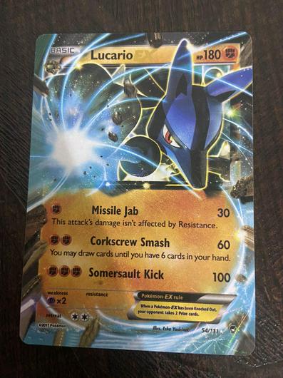 Lucario EX | Ungraded | Pokemon Furious Fists