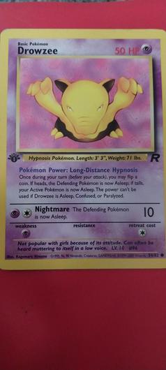 Drowzee [1st Edition] | Ungraded | Pokemon Team Rocket