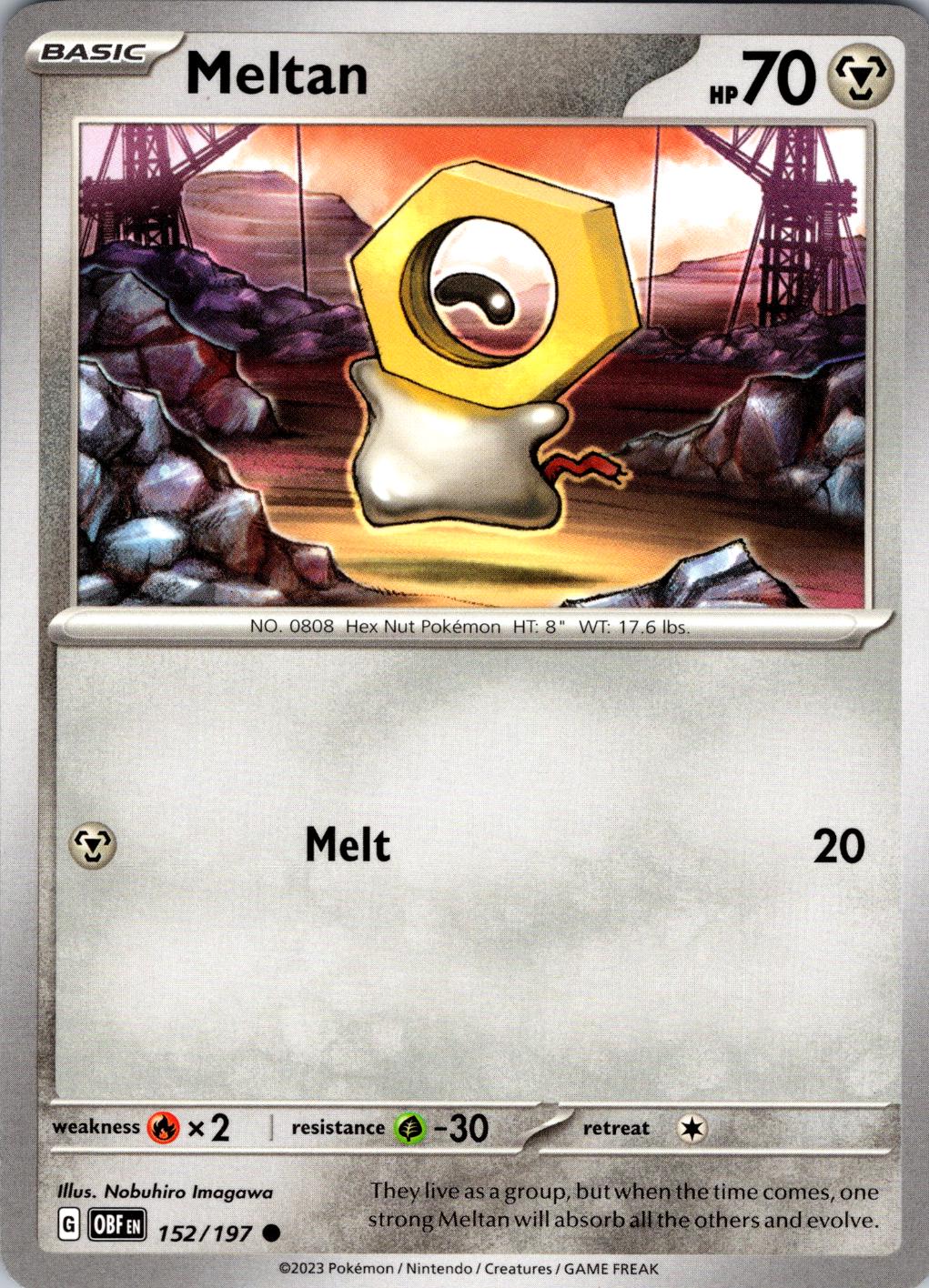 Meltan #152 Prices | Pokemon Obsidian Flames | Pokemon Cards