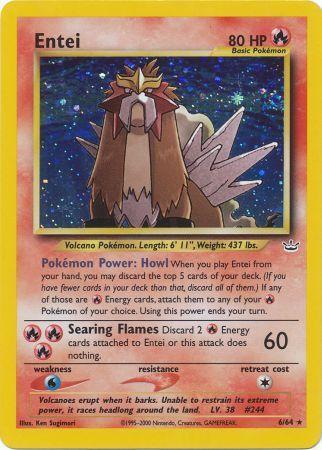 Entei #6 Prices | Pokemon Neo Revelation | Pokemon Cards