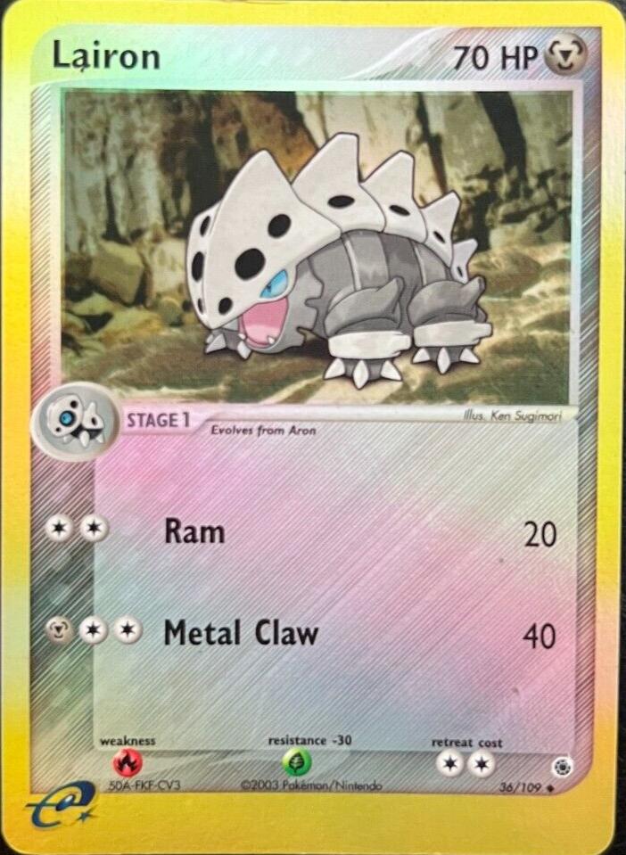 Lairon [Reverse Holo] #36 Prices | Pokemon Ruby & Sapphire | Pokemon Cards