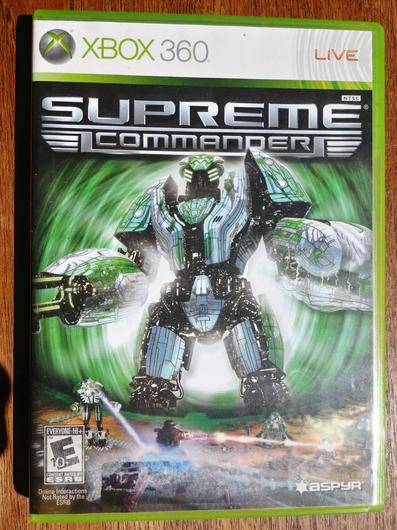 Supreme Commander | Item, Box, and Manual | Xbox 360