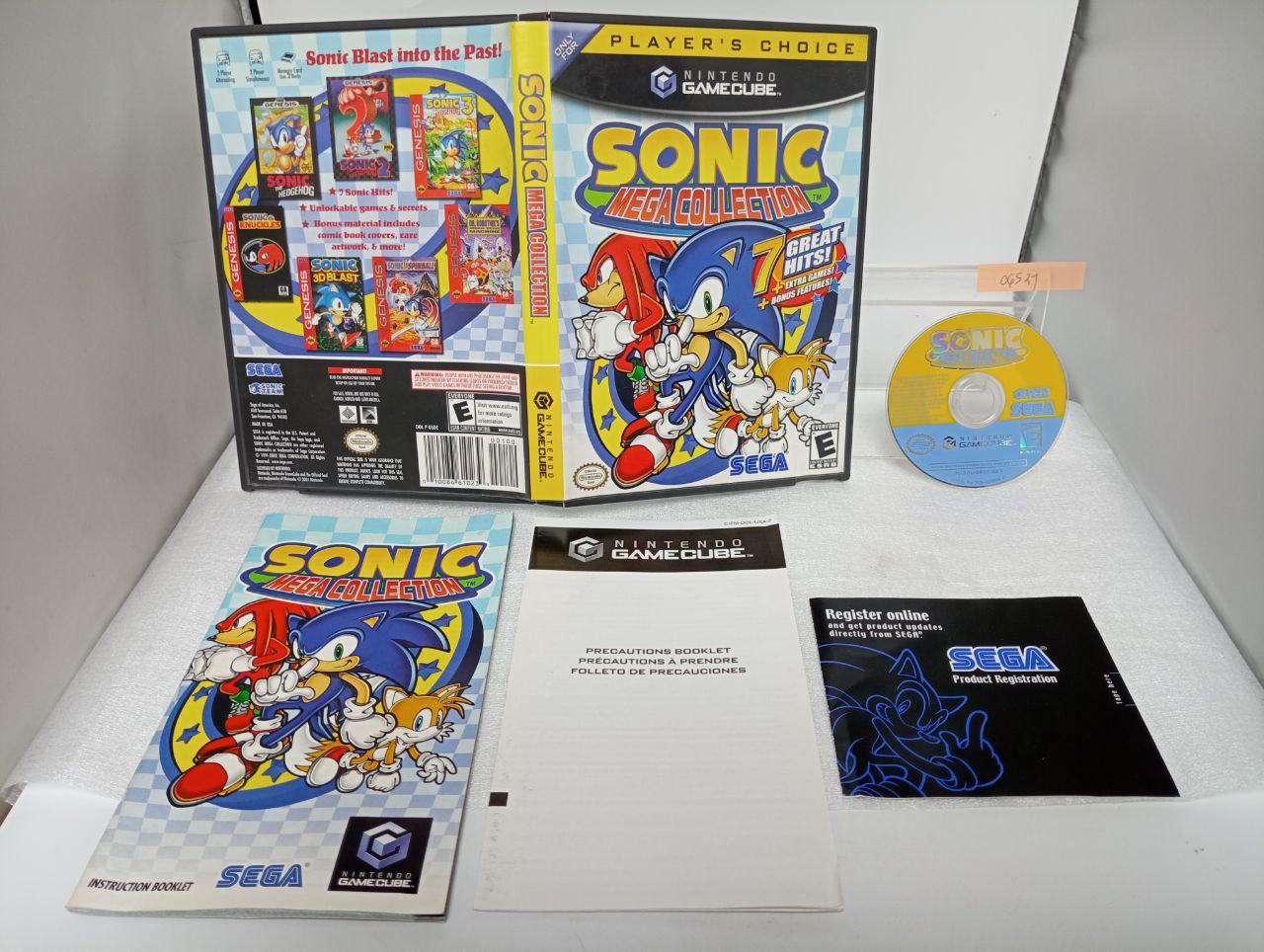 Sonic Mega Collection [Player's Choice] | Item, Box, and Manual | Gamecube