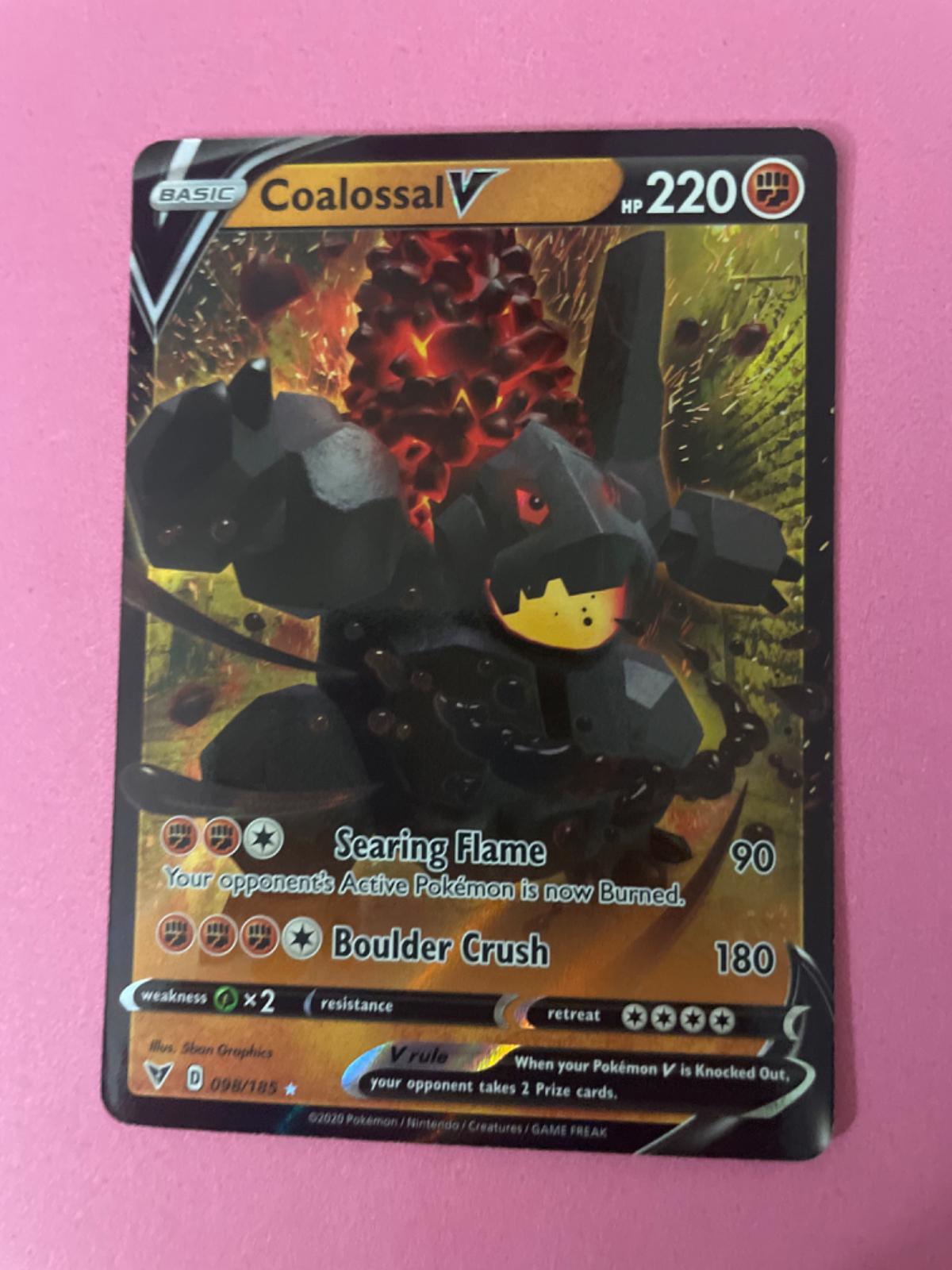 Coalossal V | Ungraded | Pokemon Vivid Voltage