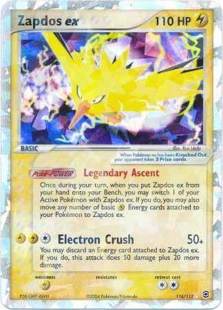 Zapdos EX #116 Prices | Pokemon Fire Red & Leaf Green | Pokemon Cards