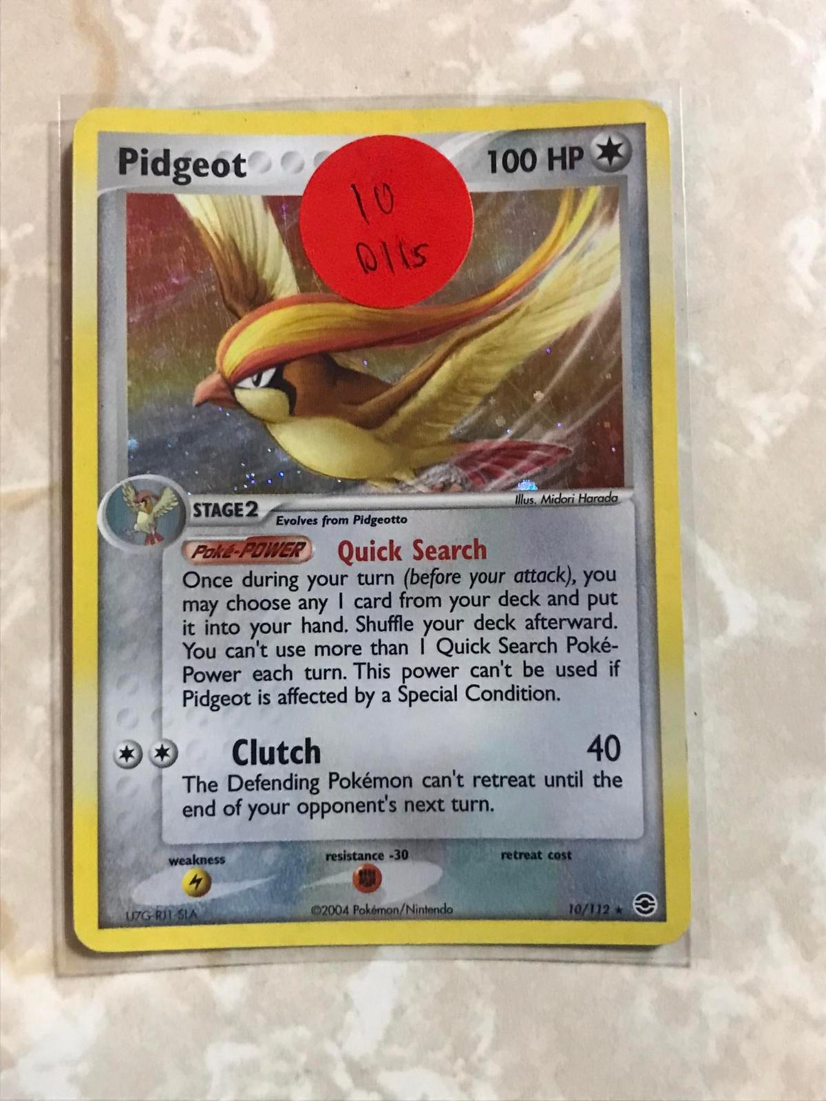 Pidgeot | Ungraded | Pokemon Fire Red & Leaf Green