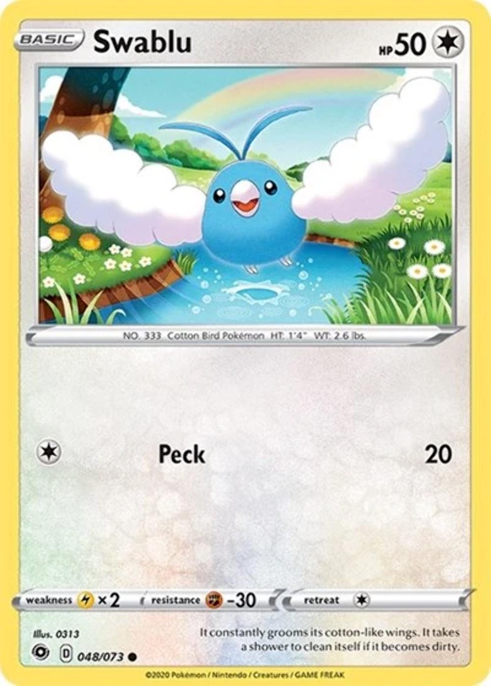 Swablu #48 Prices | Pokemon Champion's Path | Pokemon Cards