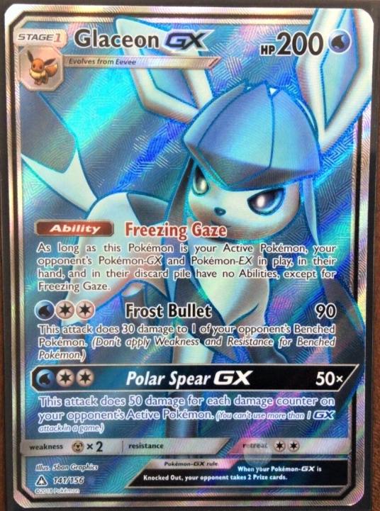 Glaceon GX #141 Prices | Pokemon Ultra Prism | Pokemon Cards
