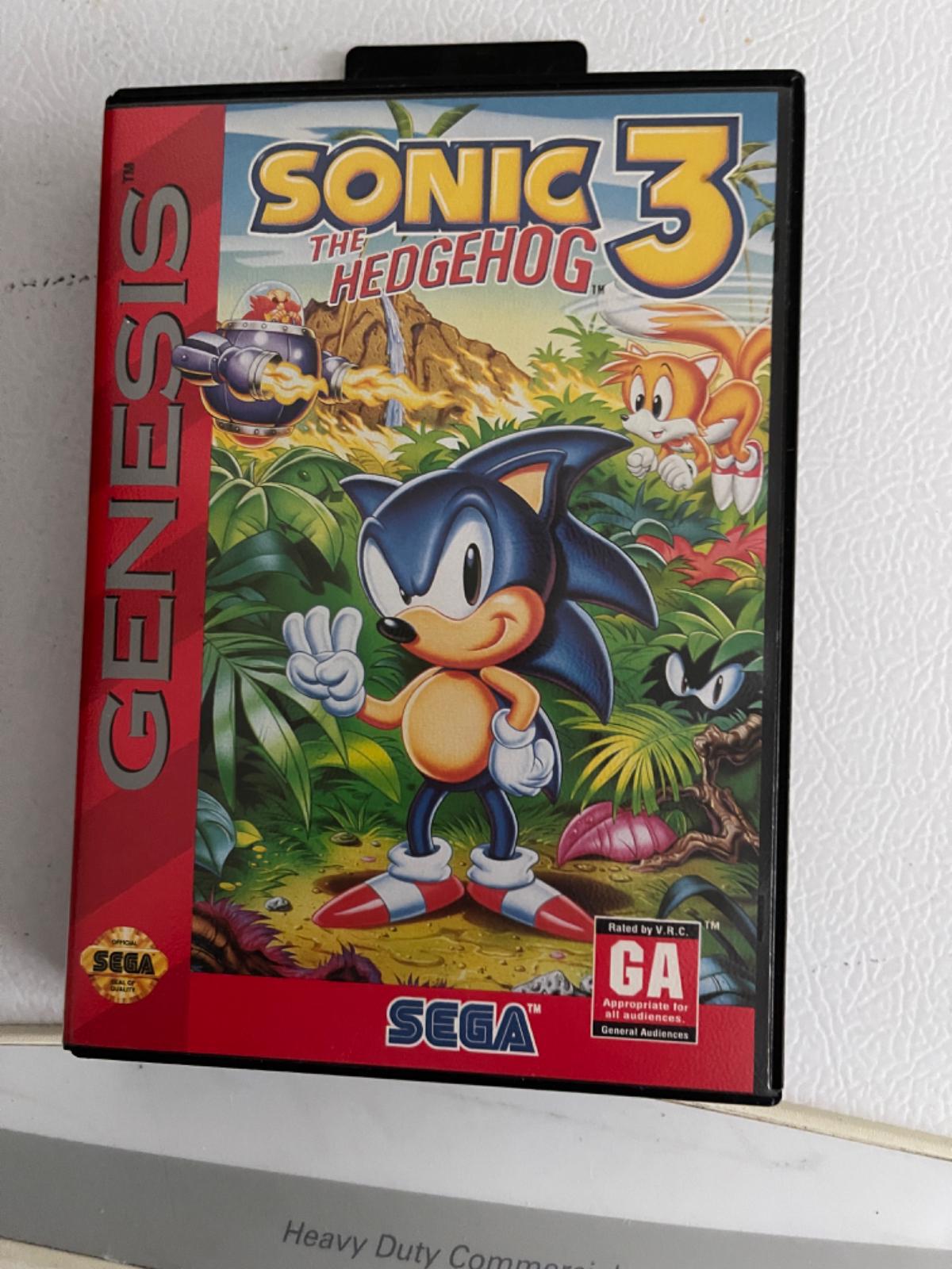 Sonic the Hedgehog 3 | Item, Box, and Manual | Sega Genesis