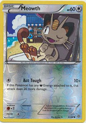 Meowth [Reverse Holo] #61 Prices | Pokemon Ancient Origins | Pokemon Cards