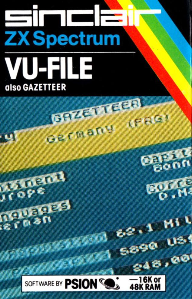 VU-File Prices ZX Spectrum | Compare Loose, CIB & New Prices