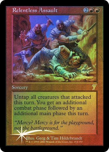 Relentless Assault [Foil] Prices | Magic 7th Edition | Magic Cards