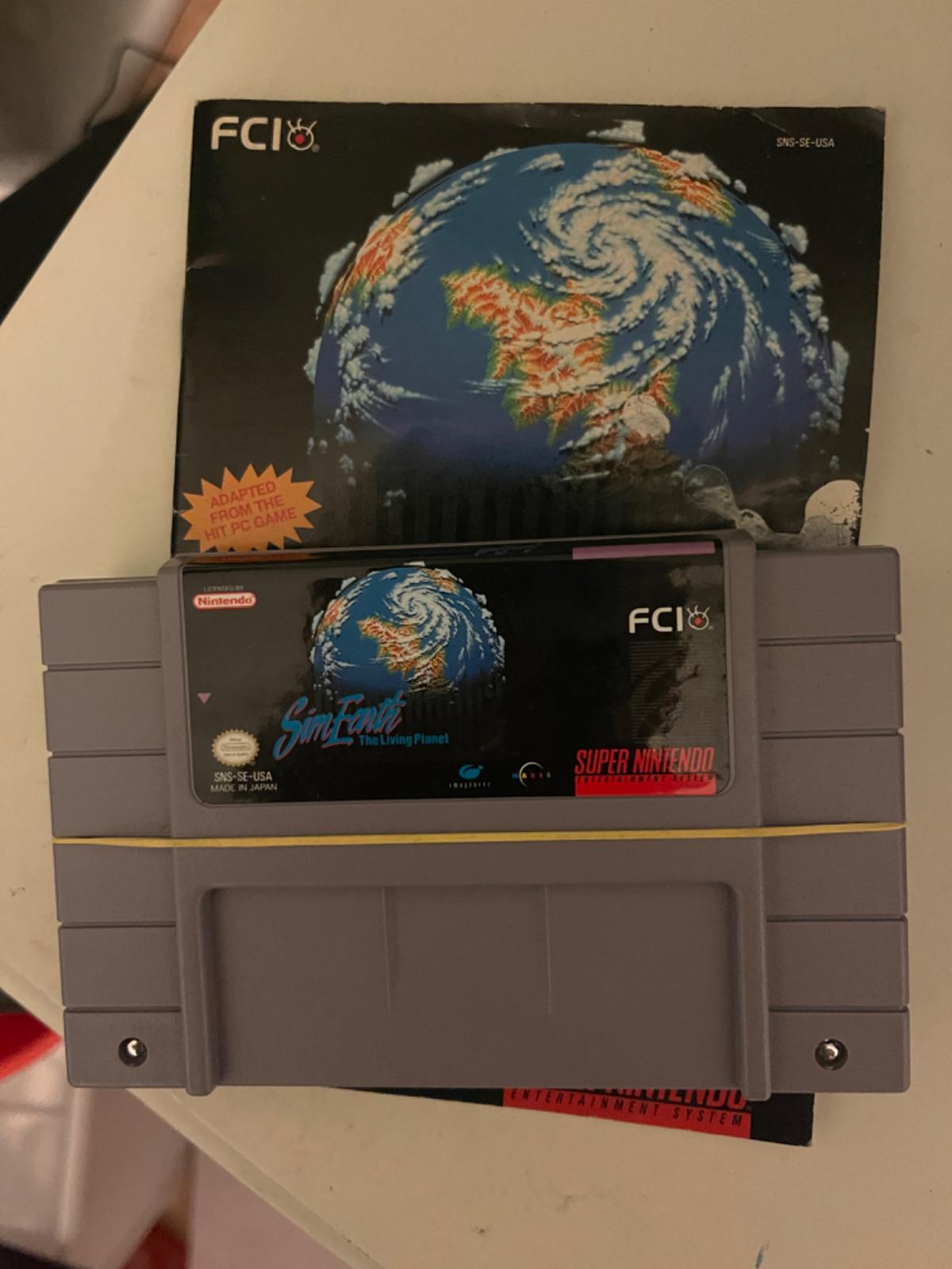 Sim Earth the Living Planet | Item and Manual only | Super Nintendo