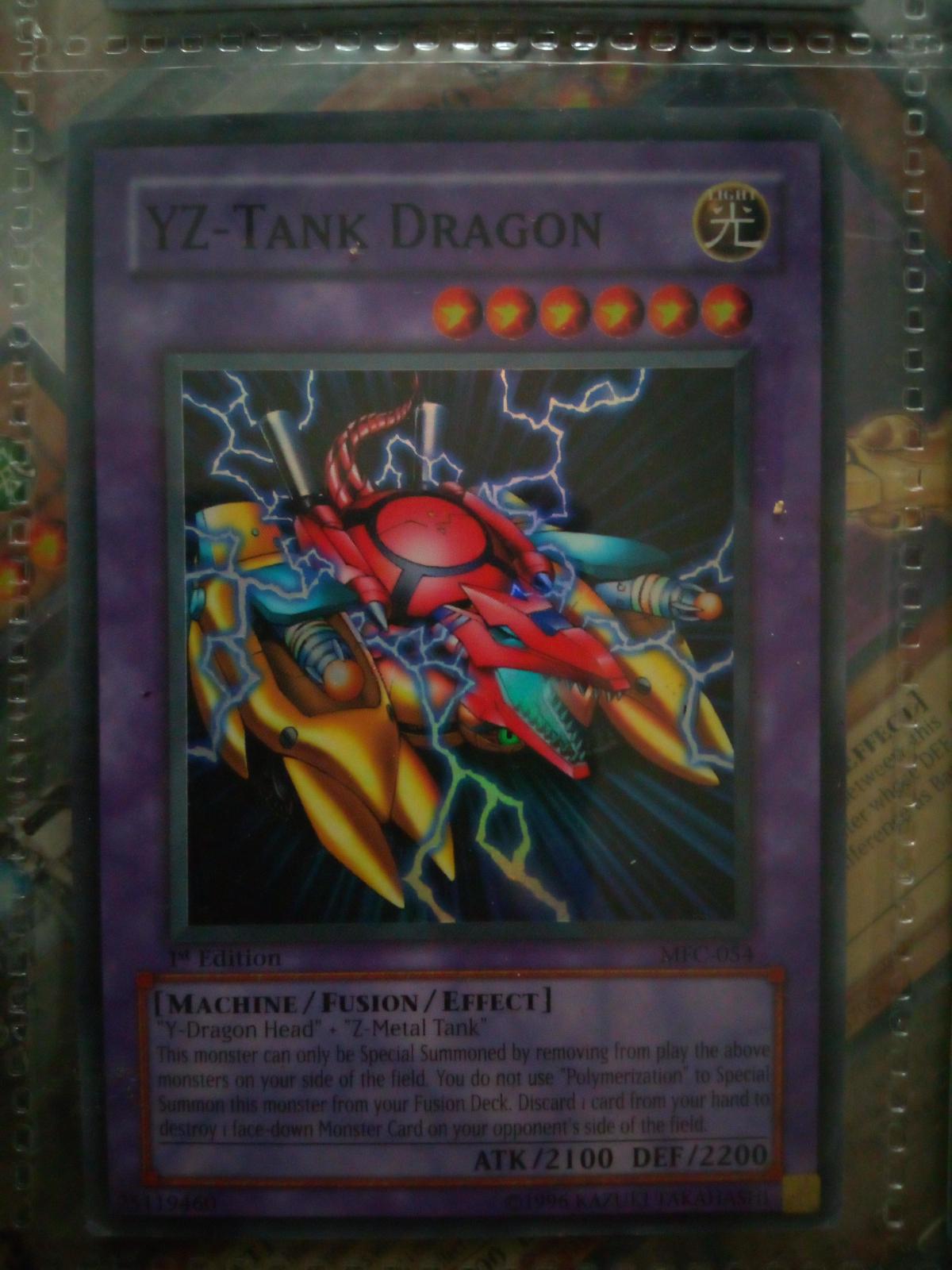 YZ-Tank Dragon [1st Edition] | Ungraded | YuGiOh Magician's Force