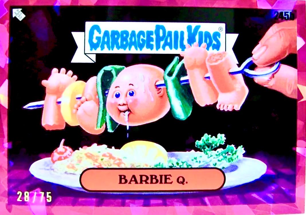 BARBIE Q. [Fuchsia] #245b Prices | Garbage Pail Kids 2023 Sapphire ...