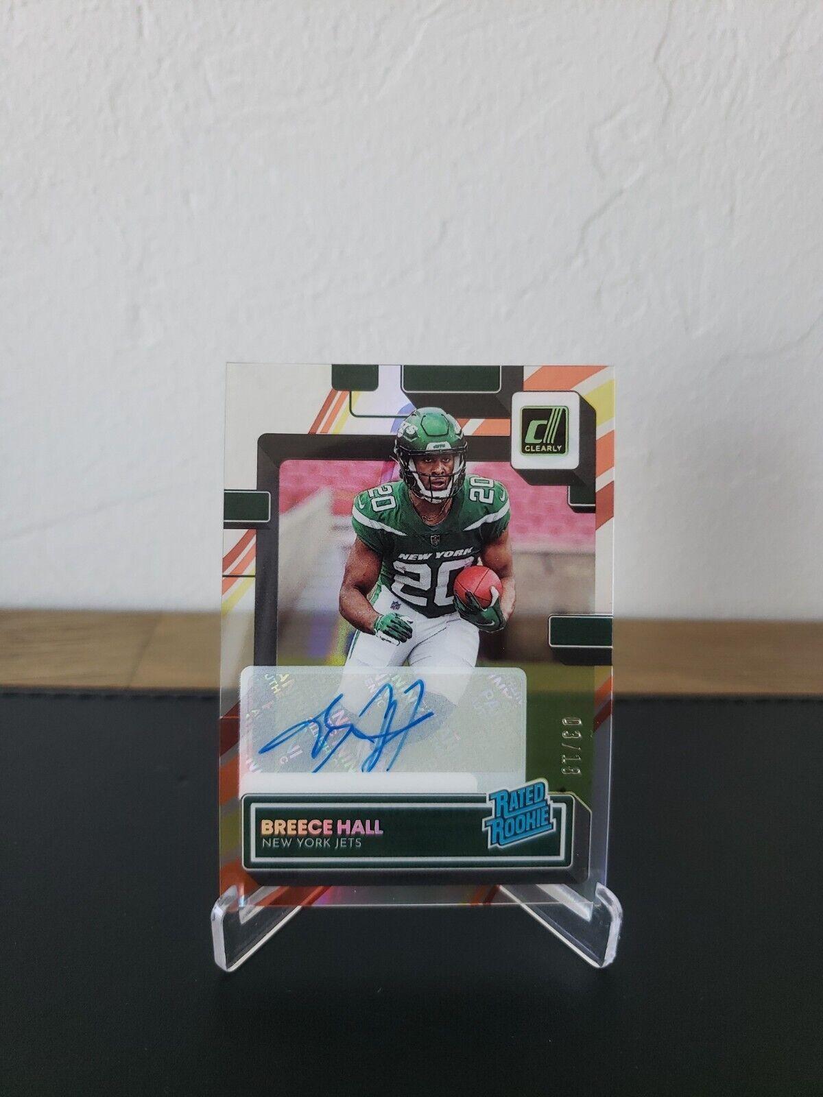 Breece Hall [Autograph Vintage Stripes] #64 Prices | 2022 Panini ...