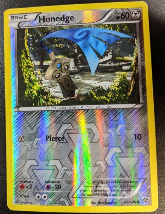 Honedge [Reverse Holo] #83 Prices | Pokemon XY | Pokemon Cards