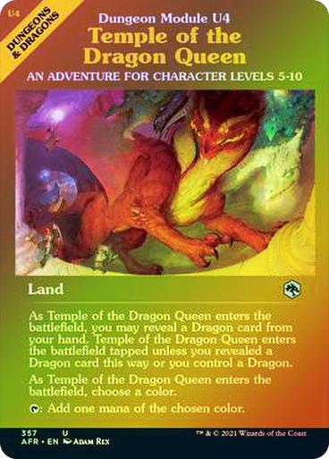 Temple of the Dragon Queen [Showcase Foil] #357 Prices | Magic ...
