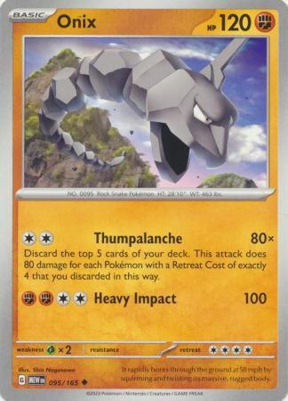 Onix #95 Prices | Pokemon Scarlet & Violet 151 | Pokemon Cards
