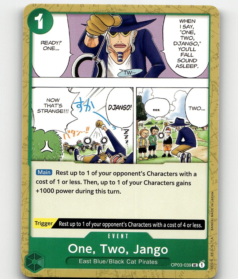 One, Two, Jango OP03-039 Prices | One Piece Pillars of Strength | One ...
