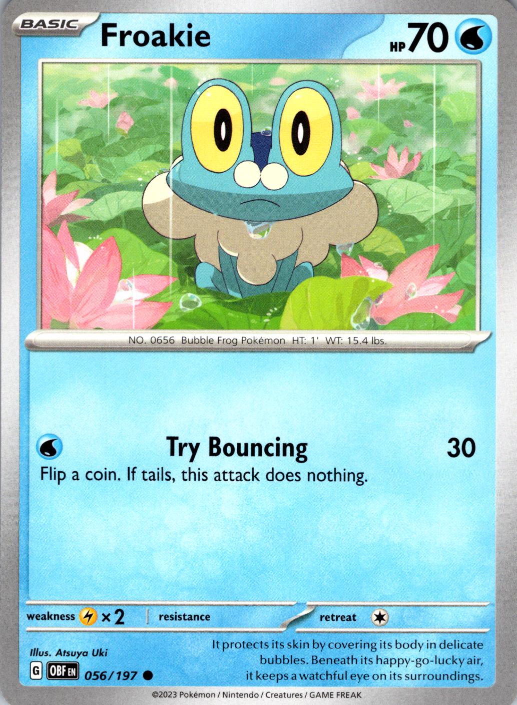 Froakie #56 Prices | Pokemon Obsidian Flames | Pokemon Cards
