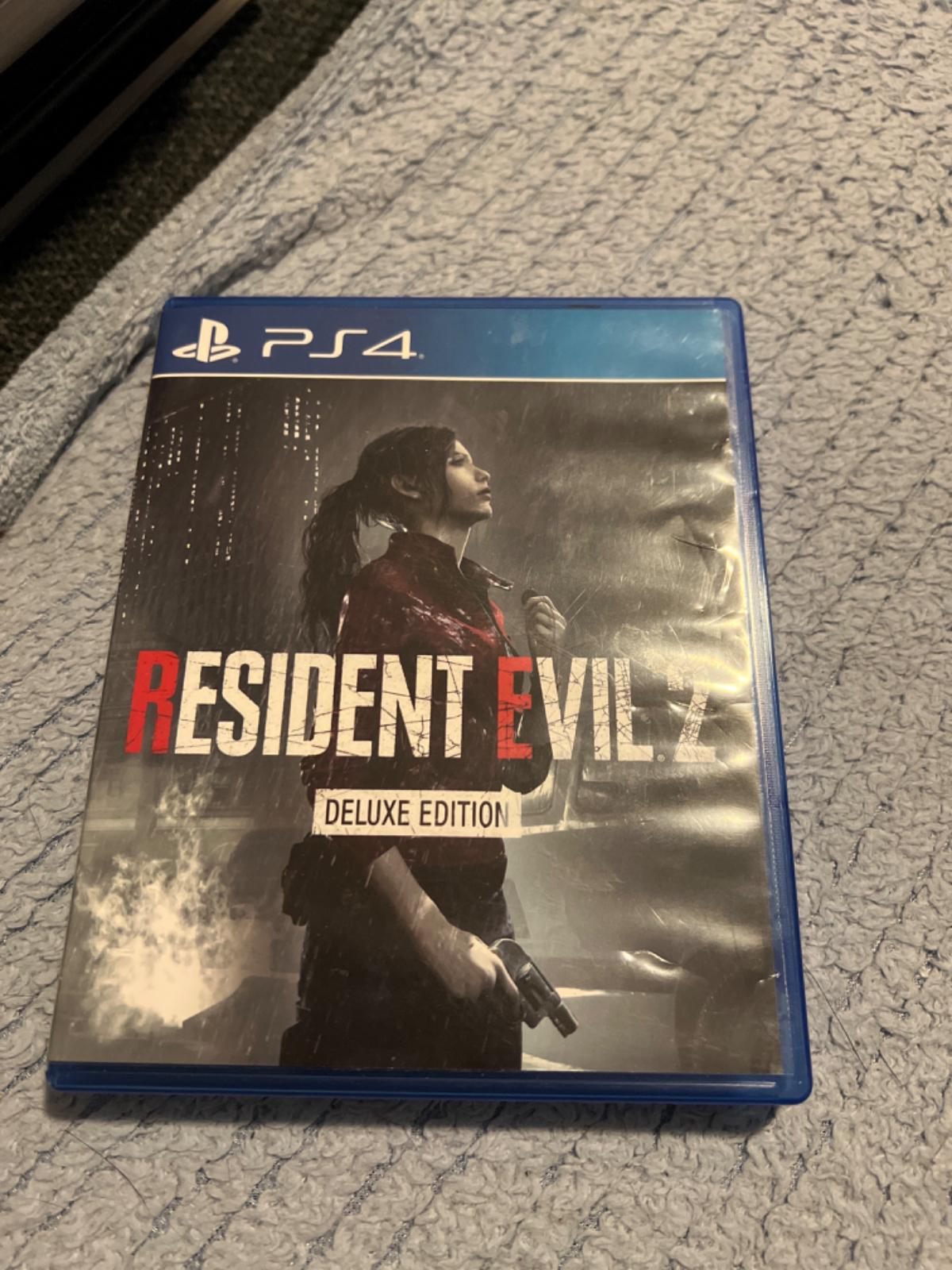 Resident Evil 2 [Deluxe Edition] | Item, Box, and Manual | Playstation 4