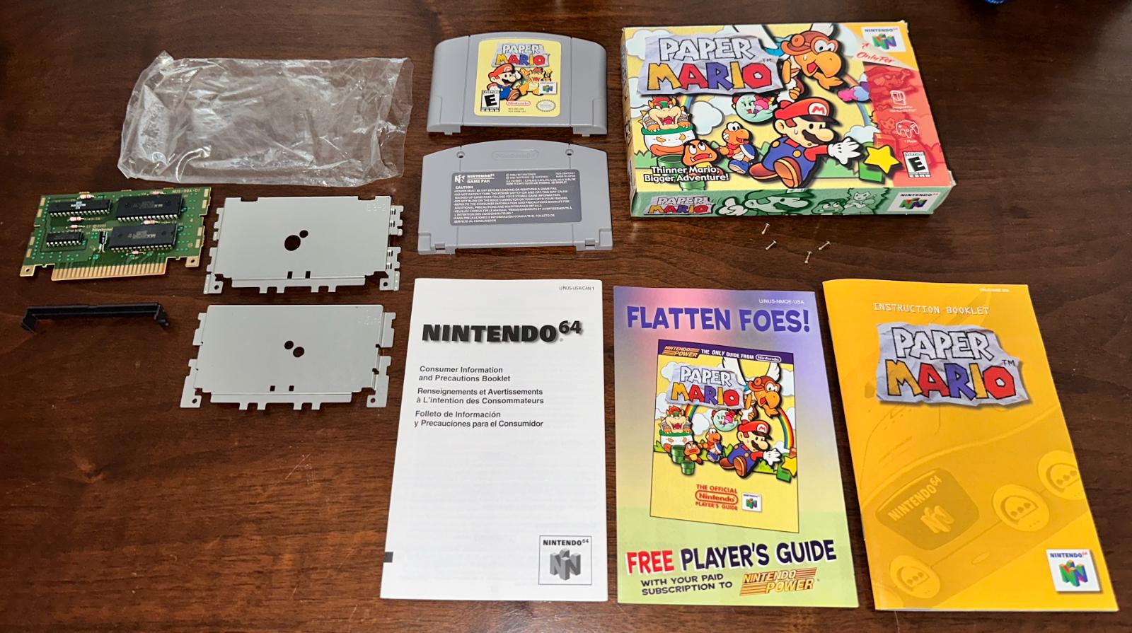 Paper Mario | Item, Box, and Manual | Nintendo 64