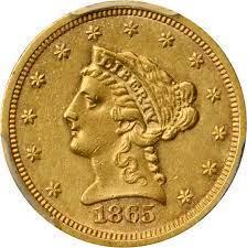1865 [PROOF] Liberty Head Quarter Eagle Prices | Ungraded, NGC, PCGS Values