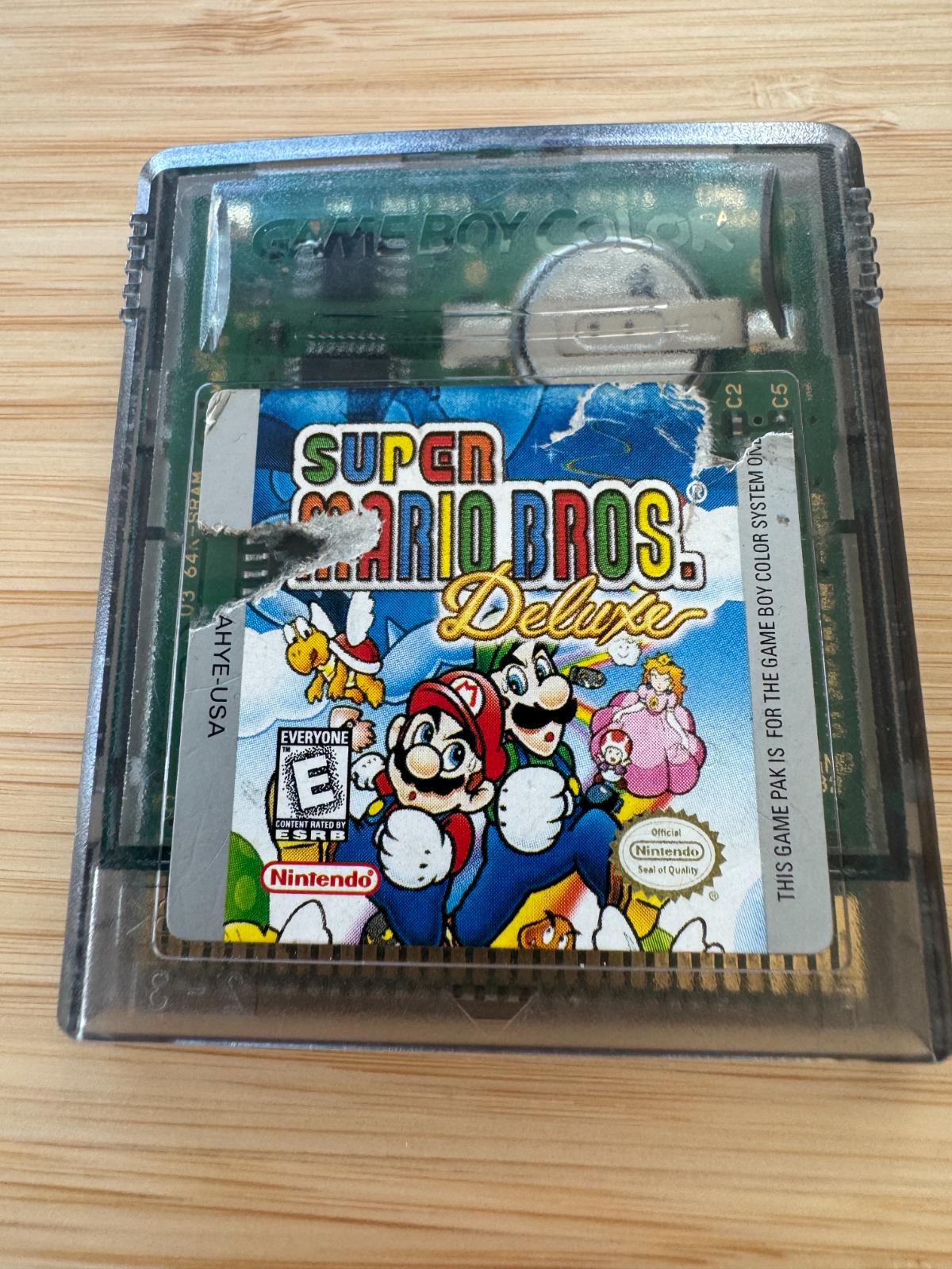 Super Mario Bros Deluxe | Item only | GameBoy Color