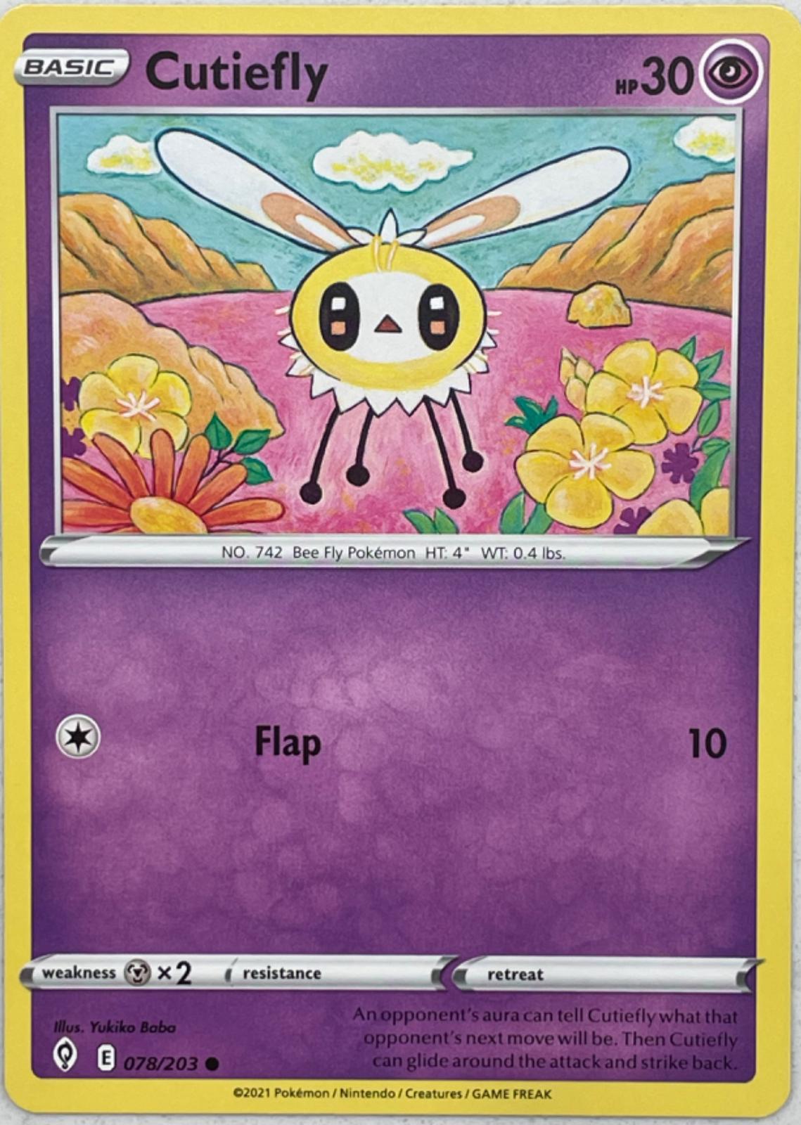 Cutiefly #78 Prices | Pokemon Evolving Skies | Pokemon Cards