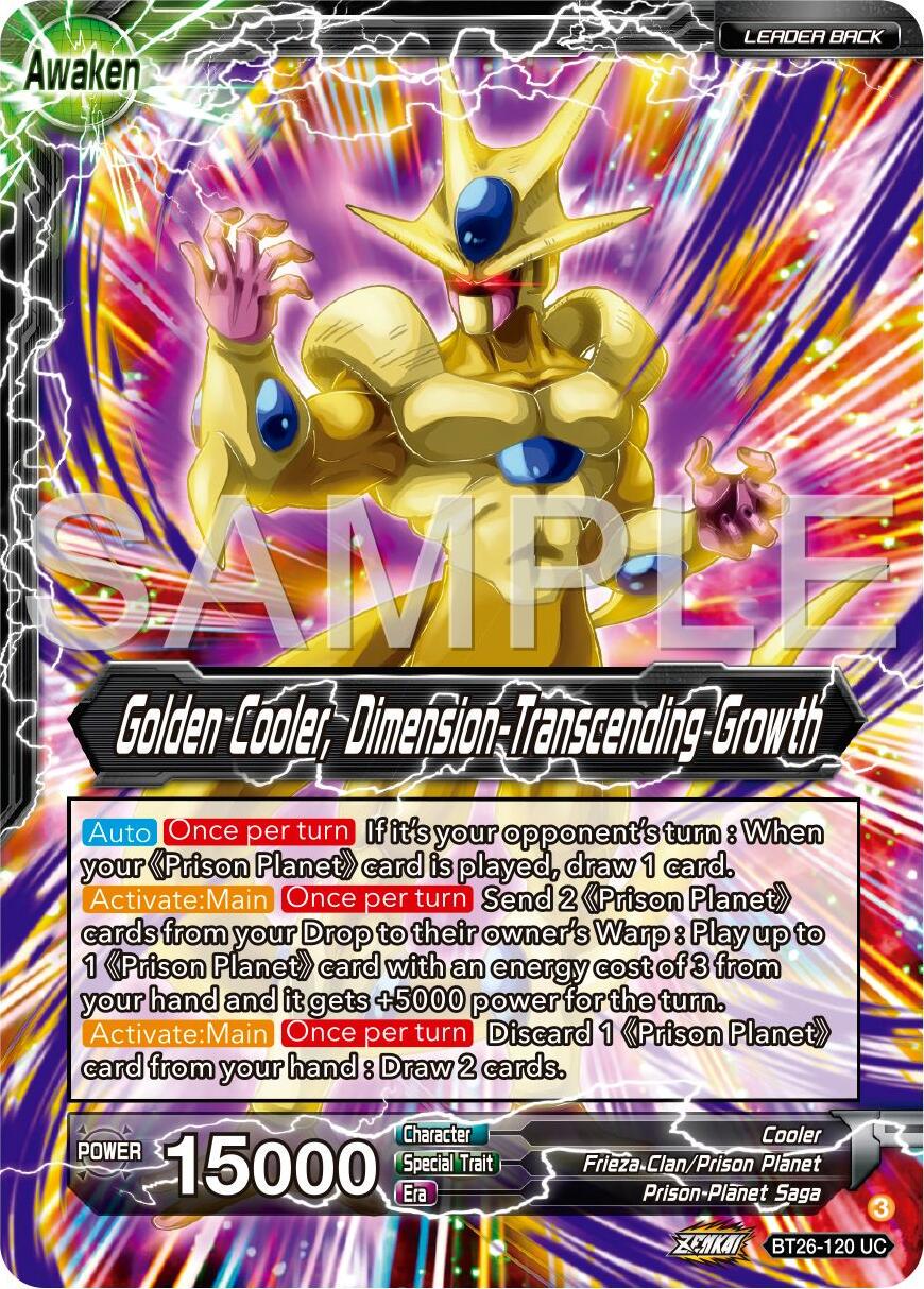 Cool // Golden Cooler, Dimension-Transcending Growth BT26-120 Prices ...