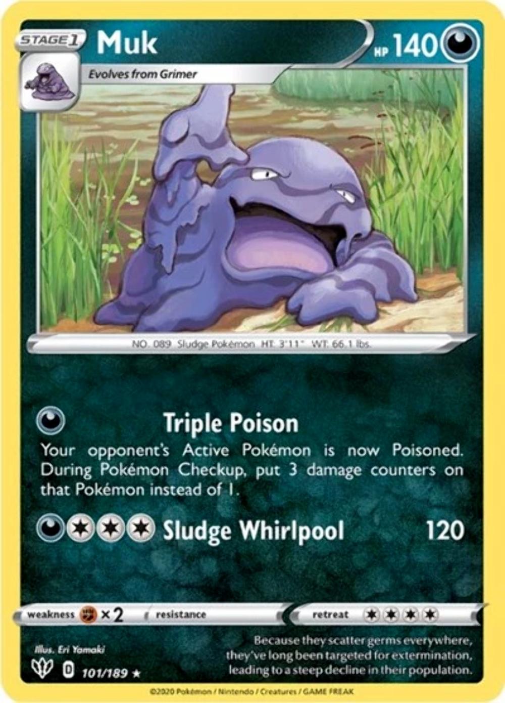 Muk #101 Prices | Pokemon Darkness Ablaze | Pokemon Cards
