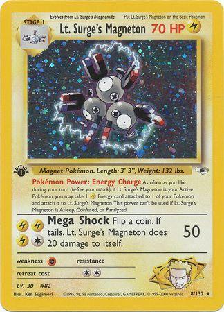 Lt. Surge's Magneton [1st Edition] #8 Prices | Pokemon Gym Heroes ...