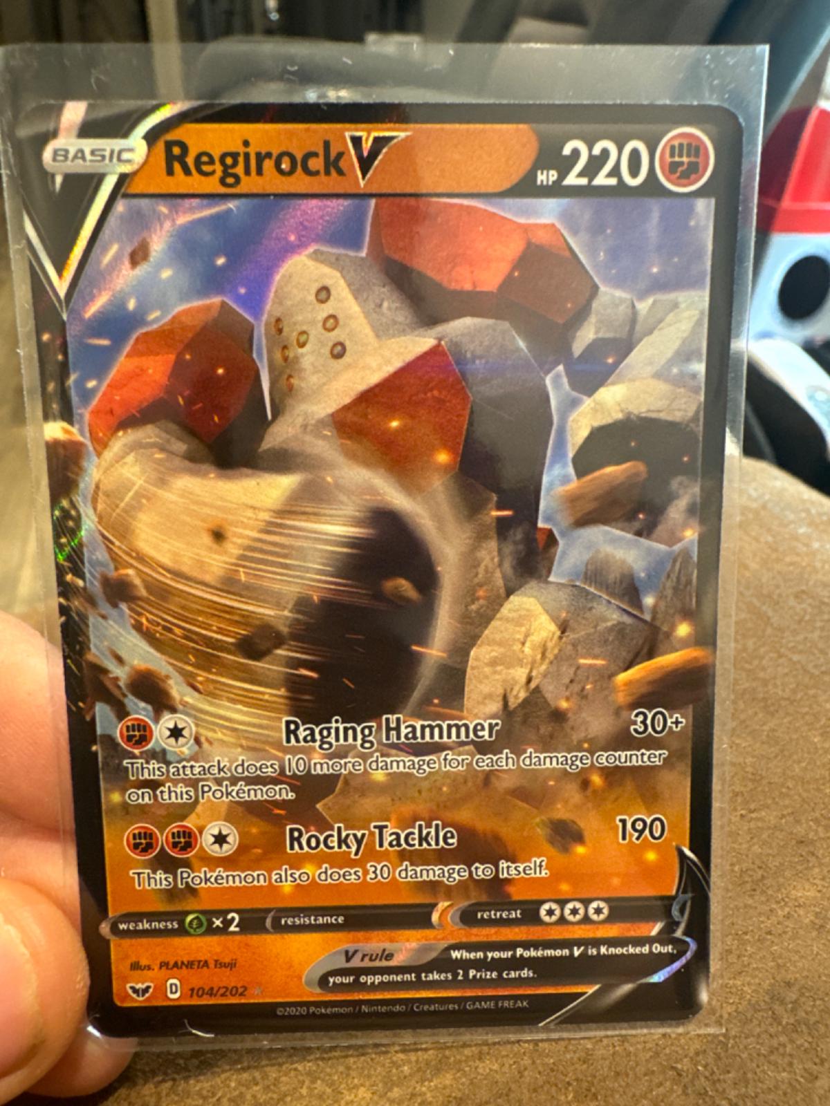 Regirock V | Ungraded | Pokemon Sword & Shield