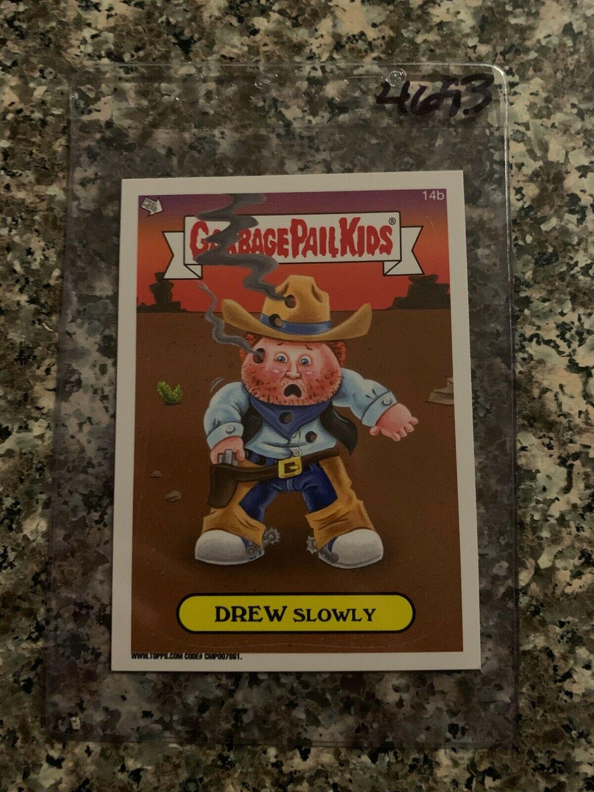 DREW Slowly #14b Prices | 2014 Garbage Pail Kids | GPK Cards