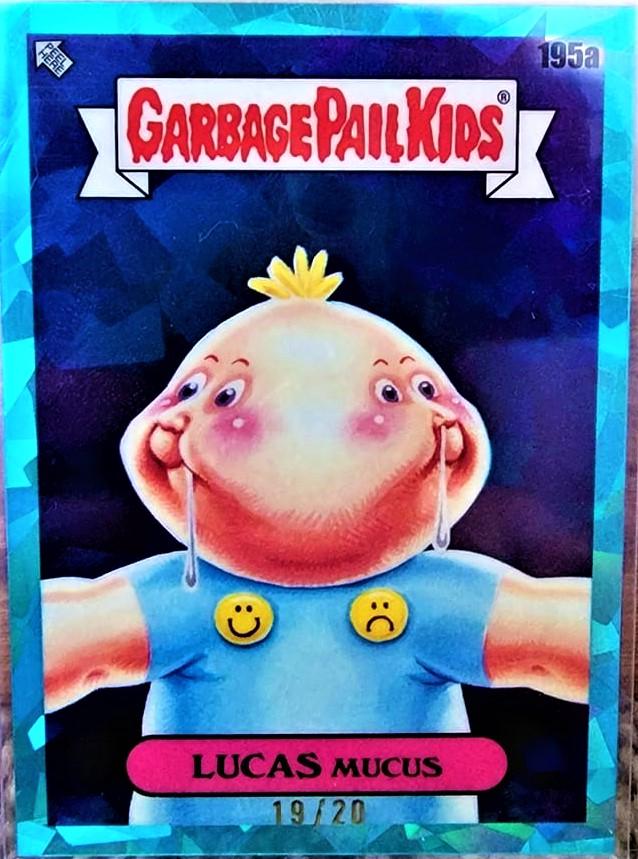 LUCAS Mucus [Aqua] #195a Prices | Garbage Pail Kids 2022 Sapphire | GPK ...