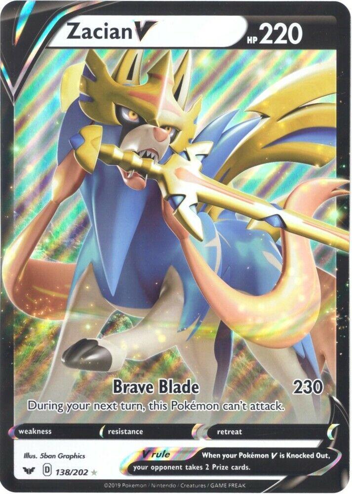 Zacian V #138 Prices | Pokemon Sword & Shield | Pokemon Cards