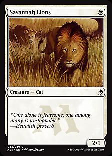 Savannah Lions Prices | Magic Masters 25 | Magic Cards