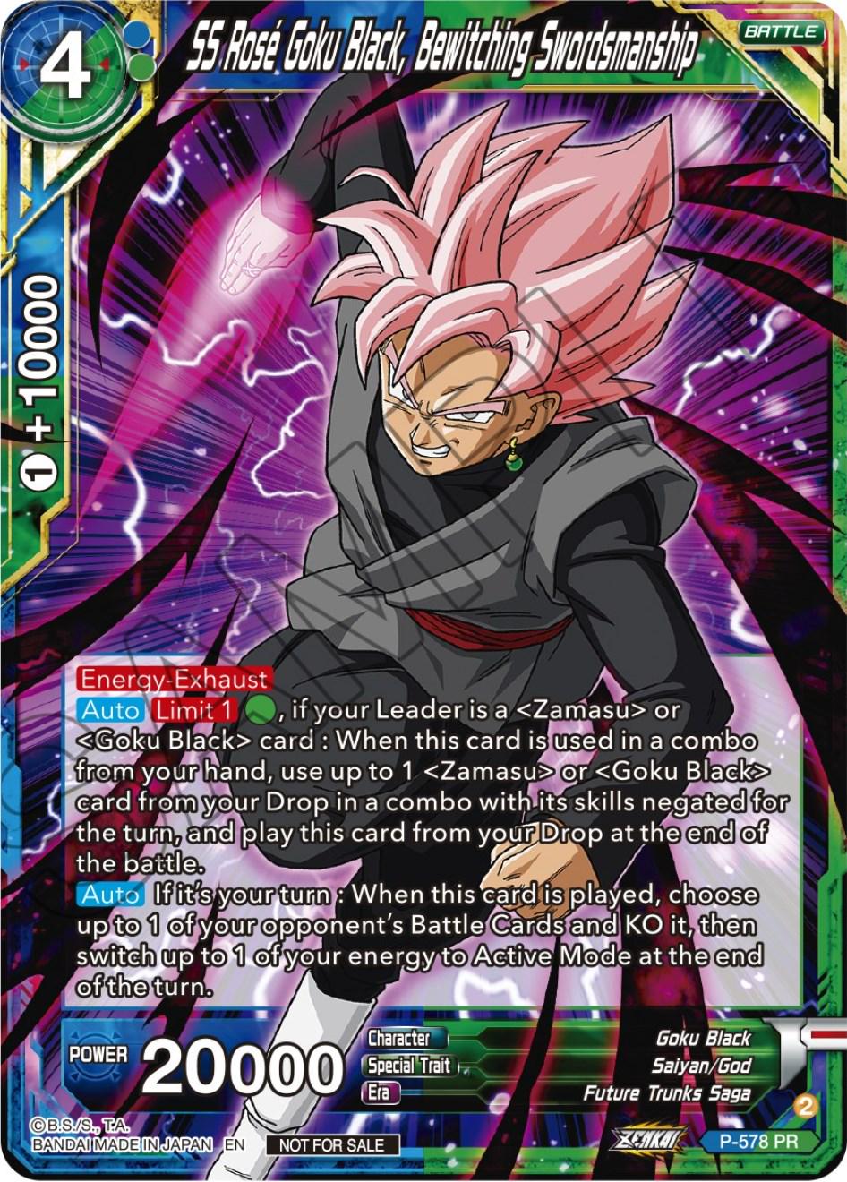 Цены на SS Rose Goku Black, Bewitching Swordsmanship P-578 | Dragon ...