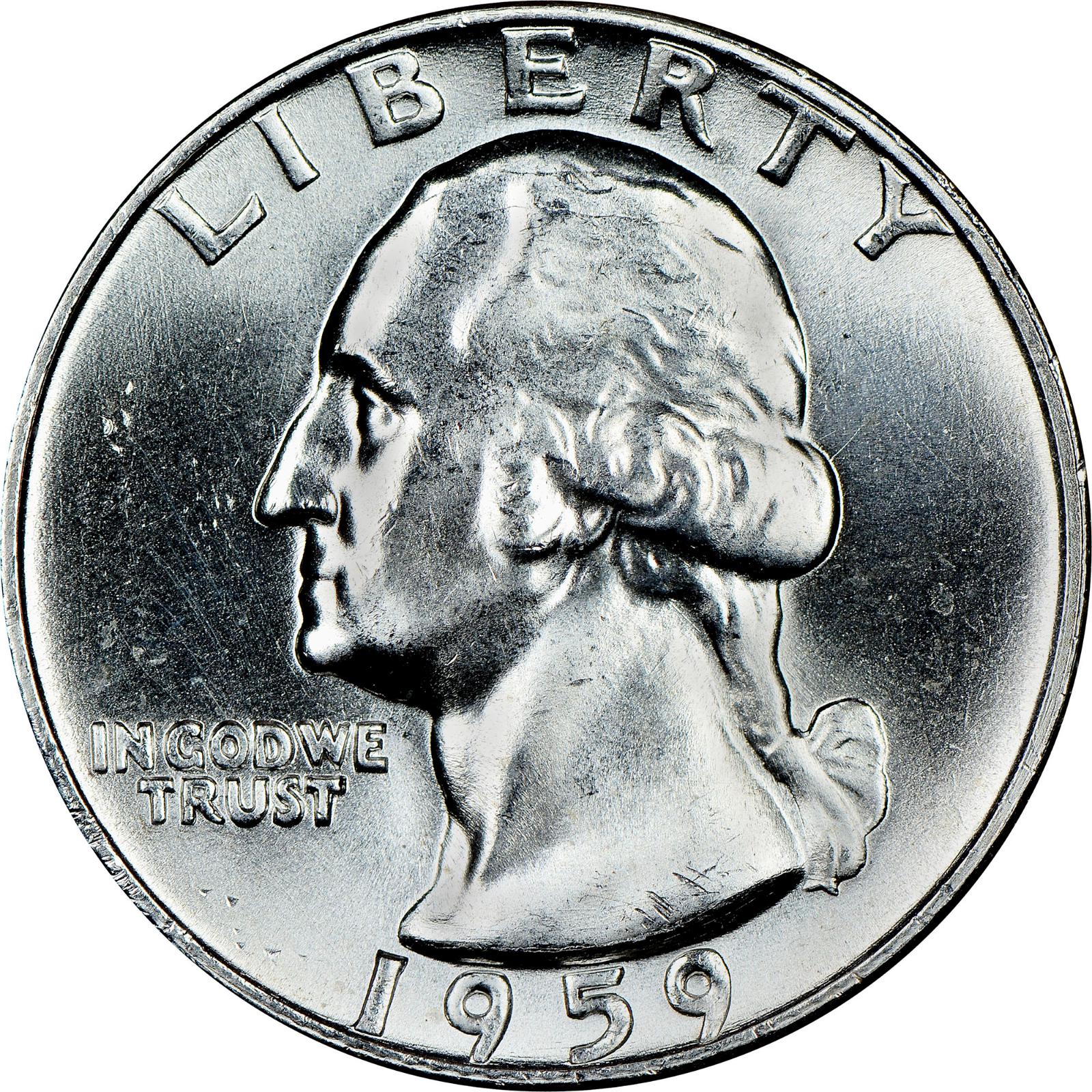 1959 D Washington Quarter Prices | Ungraded, NGC, PCGS Values