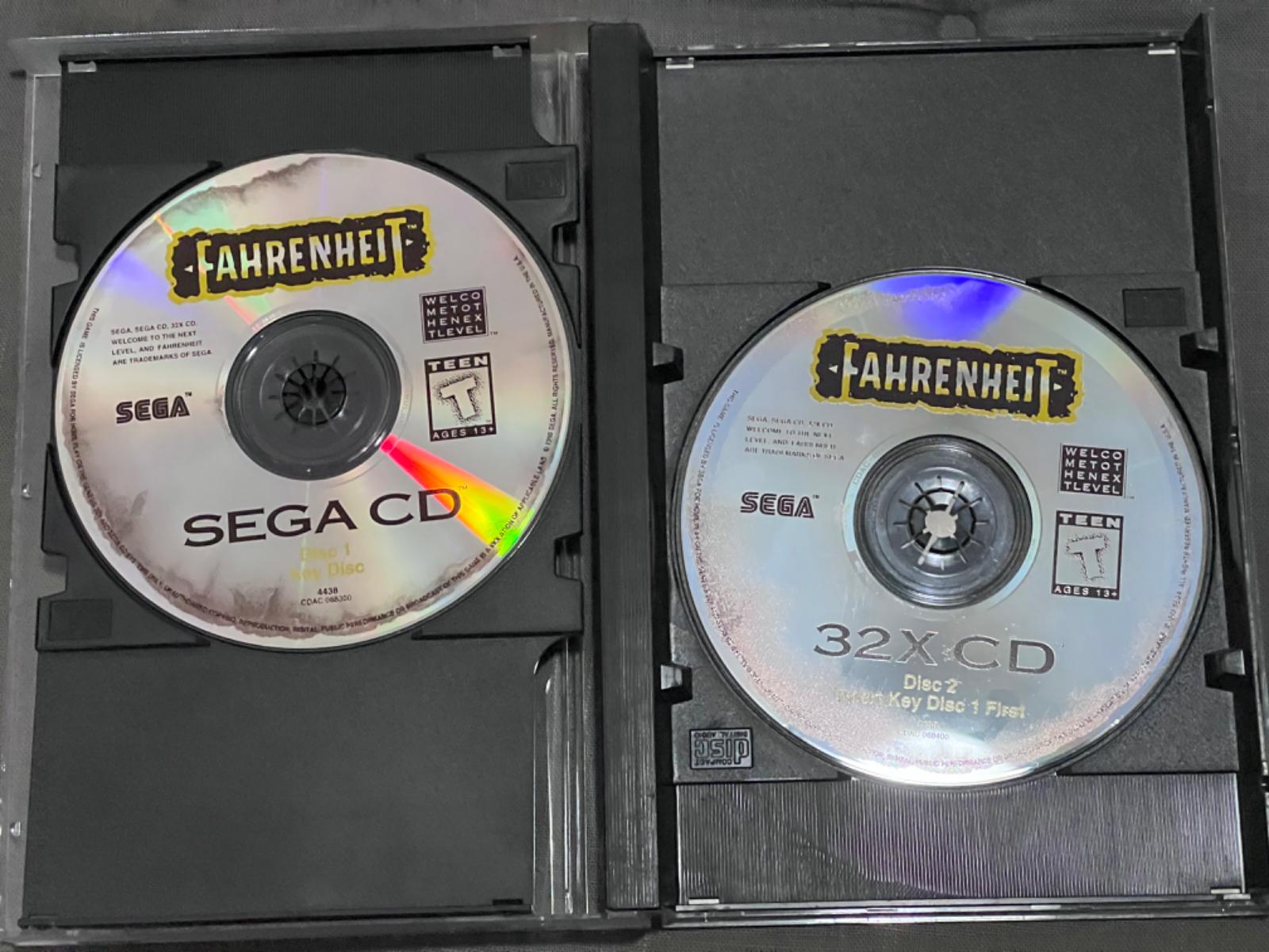 Fahrenheit | Item, Box, and Manual | Sega 32X