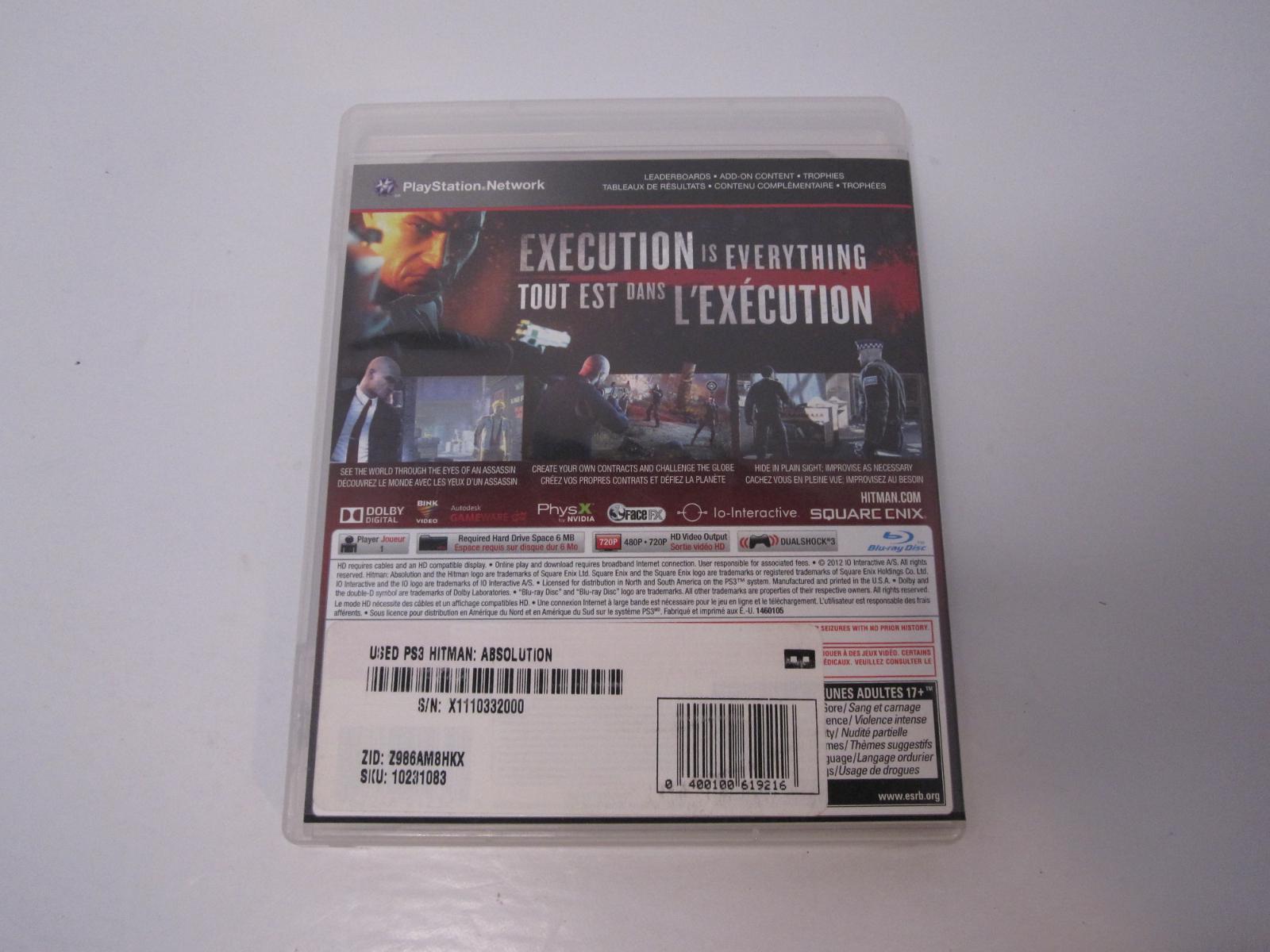 Hitman Absolution Prices Playstation 3 | Compare Loose, CIB & New Prices