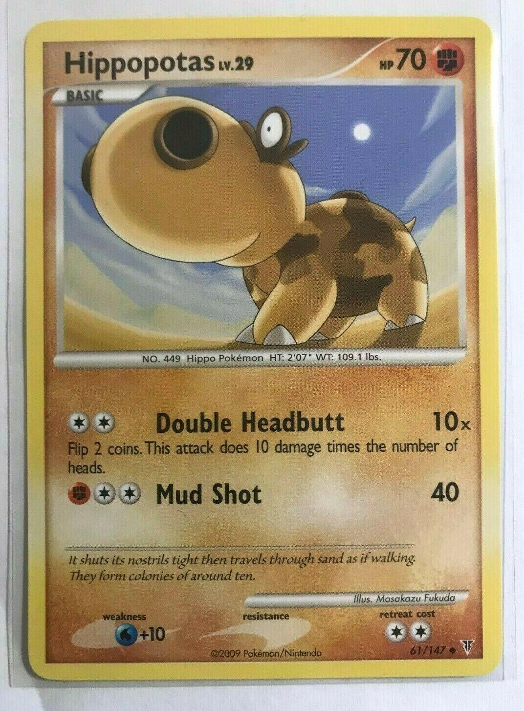 Hippopotas #61 Prices | Pokemon Supreme Victors | Pokemon Cards