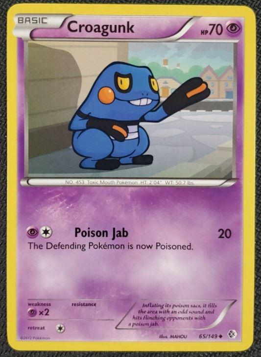 Croagunk #65 Prices | Pokemon Boundaries Crossed | Pokemon Cards