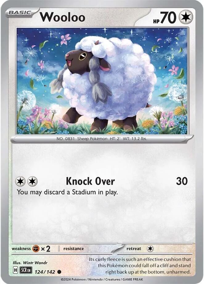 Wooloo #124 Prices | Pokemon Stellar Crown | Pokemon Cards