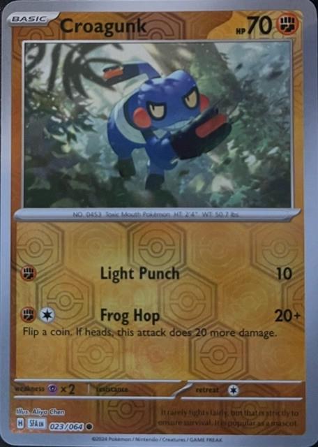 Croagunk [Reverse Holo] #23 Precios | Pokemon Shrouded Fable | Tarjetas ...
