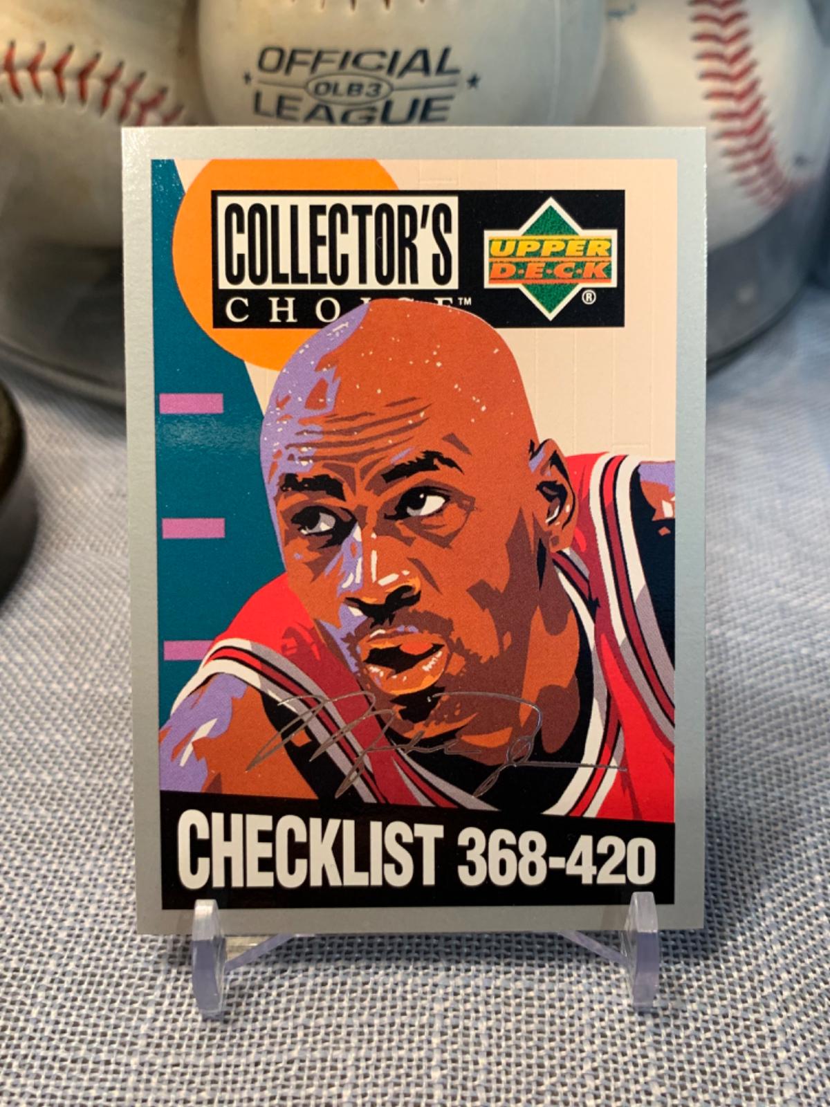 Michael Jordan [Checklist Silver Sign] | Ungraded | 1994 Collector's Choice