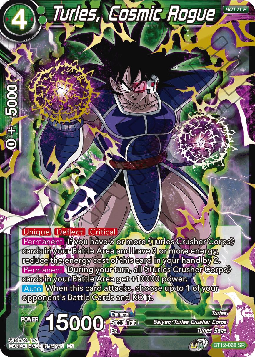 Turles, Cosmic Rogue BT12-068 Prices | Dragon Ball Super Vicious Rejuvenation | Dragon Ball Cards